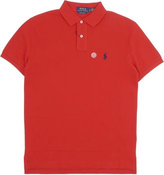 Polo Ralph Lauren Homme, Tops, Rouge, Taille: S Polo embl&eacute;matique en maille