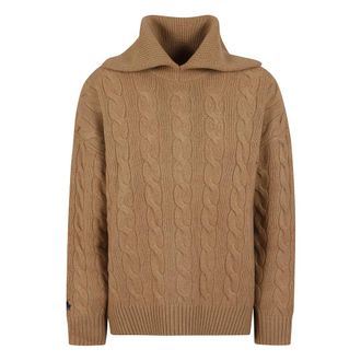 Polo Ralph Lauren Pullover mit hohem Kragen - - Knitwear - Damen - Beige - XS