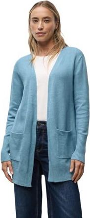 Street One 2515457 Cardigan Ouvert, Glacier Blue Mel, 46 Femme