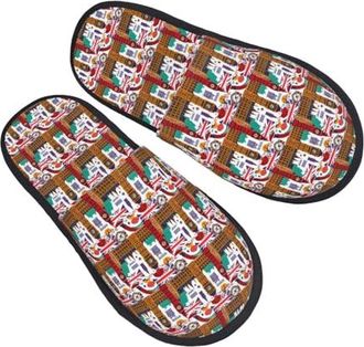 Generic Pantoufles DH&ocirc;tel Journal Scolaire Portative Pantoufles En Coton Unisexe Maison Slippers Pour Automne Homme Invit&eacute; M