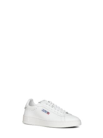 Autry Mens Sneakers Dallas Low White Leather Calf Trainers