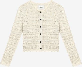 Isabel Marant Cardigan Ajaline - Femme - &Eacute;cru - Taille 34 - Marant &Eacute;toile
