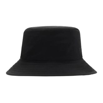 Burberry Homme, Accessoires, Noir, Taille: L Reversible Gabardine Bucket Hat
