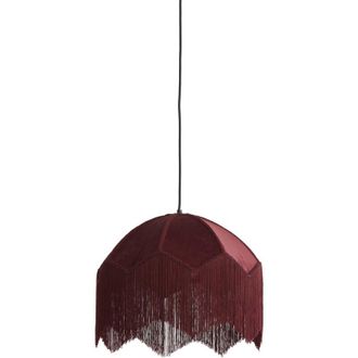 Light & Living Light & Living - suspension - Malacia - rouge - raffia velours