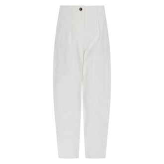 Max Mara Plissehose - - Trousers - Damen - Wei&szlig; - XS