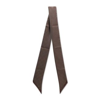 Tagliatore Seidenschal mit geometrischem Muster - - Accessories - Herren - Braun - ONE SIZE