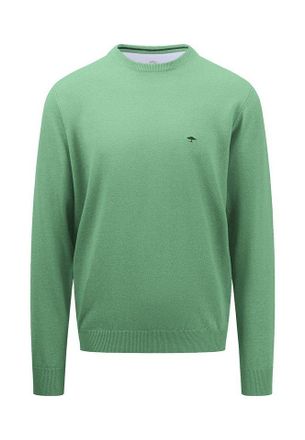 Fynch-Hatton Strickpullover mit Stickerei auf der Brust