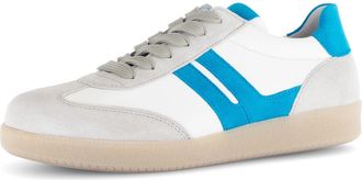 Gabor Damen Low-Top Sneaker, Frauen Halbschuhe,schn&uuml;rschuhe,schn&uuml;rer,stra&szlig;enschuhe,Strassenschuhe,Sportschuhe,Neve/Latte/Lagoon,38.5 EU / 5.5 UK