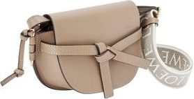 Loewe Sac Gate Dual mod&egrave;le Mini en cuir de veau souple et jacquard