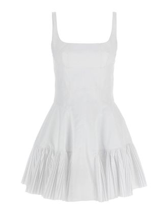 Giovanni Bedin Knielanges Kleid - Weiß