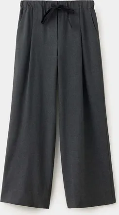 Mango Pantalon droit cordon gris - Femme - XS - MANGO