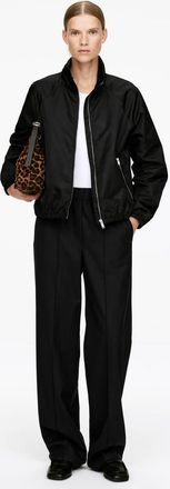 Arket Elegante Hose Mit Elastikbund -Schwarz