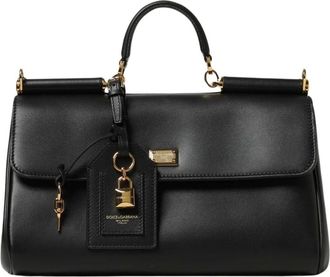 Dolce & Gabbana Femme, Sacs, Noir, Taille: ONE Size Sac à main supérieur