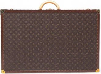 Louis Vuitton sac de voyage Monogram Alzer Trunk 80 20e siècle - Marron
