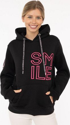 Zwillingsherz Hoodie Alissa 2.0 mit SMILE Stickerei vorne und hinten