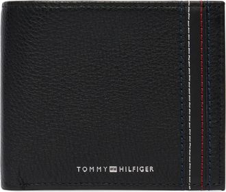 Tommy Hilfiger Geldb&ouml;rse Tommy Hilfiger Th Central Cc & Coin AM0AM14233 Schwarz