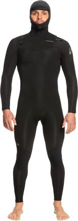 Quiksilver GBS Herren Neoprenanzug mit Kapuze und Brustverschluss 5/4/3 mm schwarz warm thermische Schichten