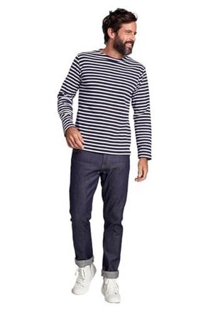 Armor Lux Marini&egrave;re col Bateau en Coton &eacute;pais