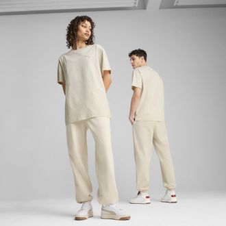 Puma Pantalon de surv&ecirc;tement Essentials Elevated Unisexe, V&ecirc;tements, Blanc, XL