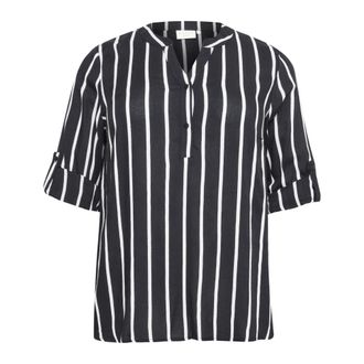 Kaffe Curve KCsida Blouse - Femme - Blouses et Chemises - Noir - Taille: 54 FR