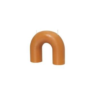Broste Copenhagen Bougie Bend - Orange - Paraffine