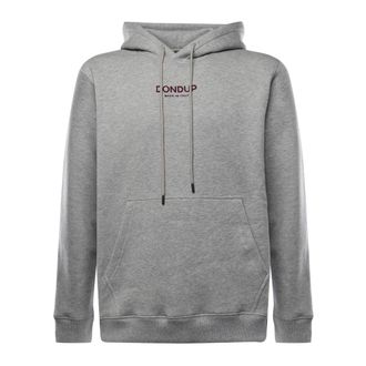 Dondup Kapuzenpullover mit regul&auml;rer Passform - - Sweatshirts & Hoodies - Herren - Grau - XL