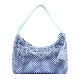 Prada Pre-owned Vintage Schultertasche - - Pre-owned - Damen - Blau - ONE SIZE