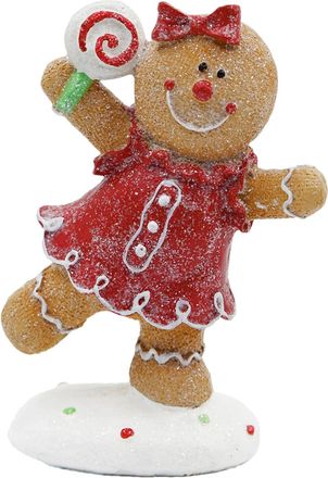 Generico Weihnachtsfiguren aus Harz: Weihnachtstisch, handbemalt, Sammlerstatuen, saisonale Dekoration, niedliche Winterskulpturen, Schlafzimmer, Wohnzimmer, N