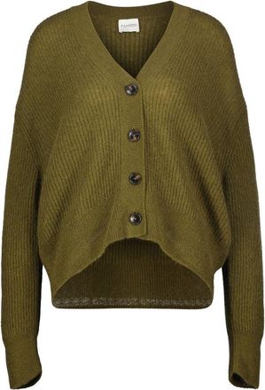 Closed Damen Strickjacke mit Alpaka und Wolle