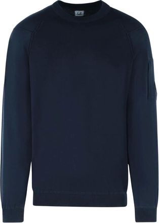C.P. Company C.p. Company, Homme, Sweatshirts et sweats &agrave; capuche, Bleu, Taille: XL Pull en coton