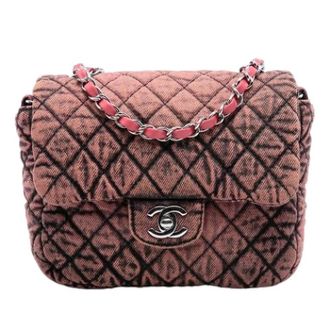 Chanel Pre-owned Denim Crossbody Bag - - Pre-owned - Damen - Rosa - ONE SIZE