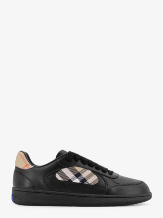 Burberry Leather sneakers with Traditional Check inserts - BURBERRY - gender_Man