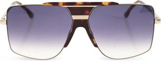 Victoria Beckham Femme, Accessoires, Jaune, Taille: ONE Size Grandes lunettes de soleil carr&eacute;es