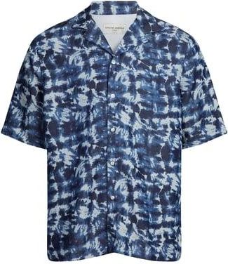 Officine G&eacute;n&eacute;rale Chemise droite imprim&eacute;e &agrave; manches courtes