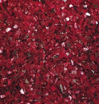 Eurosand SPIEGELGRANULAT, 1 kg. Spiegelglasgranulat, Spiegelglas 1-4 mm. 1000 g. Farbe: ROT -01