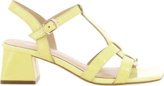Regarde le ciel Femme, Chaussures, Jaune, Taille: 39 EU Amalia 05 Sandales