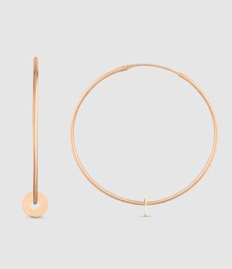 Ginette NY Créoles Donut Or Rose