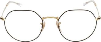 Ray-Ban unisex, Accessoires, Jaune, Taille: 51 MM Jack Eyeglasses