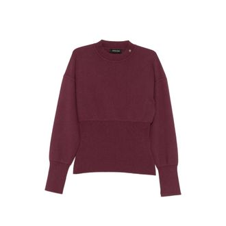 Anine Bing Panelled Mock-neck Sweater