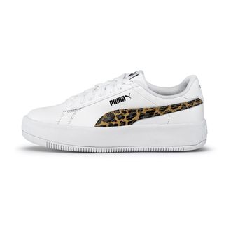Puma Lily Platform Leo Damen-Sneakers, Schuhe, Wei&szlig;, 40.5