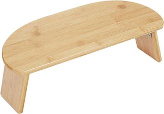 Yarnow Bambus Meditationshocker rutschfest Kleiner Sitzhocker Faltbar Tragbarer Yoga Kniehocker f&uuml;r Zuhause und Meditation