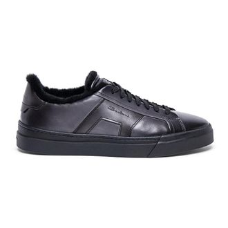 Santoni Double Buckle Sneaker - - Shoes - Herren - Grau - 42 1/2 EU