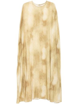 Bambah caftan à effet dégradé - Jaune