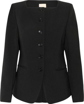 Soaked In Luxury Shirley Blazer - - Jackets - Damen - Schwarzk - M