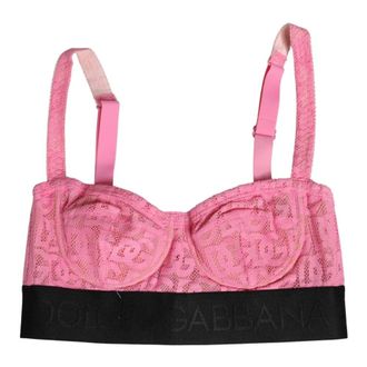 Dolce & Gabbana Femme, Sous-v&ecirc;tements, Rose, Taille: 38 FR Soutien-gorge Balconnet Semi-Rembourr&eacute; &agrave; Armatures