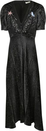 Saloni Femme, Robes, Noir, Taille: 40 FR Maxi Robes
