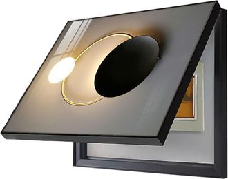 Generic Stromz&auml;hler Dekorativ Z&auml;hlerkasten An Der Wand Montierte Schalttafelabdeckung Wandgem&auml;lde Dekorative Bilder Moderne Schalttafelabdeckung,04,40 * 30cm