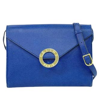 Celine Sac bandouli&egrave;re vintage Pre-owned - Femme - Pre-owned - Bleu - Taille: ONE Size