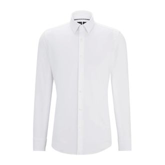 HUGO BOSS Homme, Chemises, Blanc, Taille: XL Chemise Blanche Slim Fit P-Hank