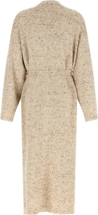 Fabiana Filippi Mohair and Lurex Knit Cardigan - Beige